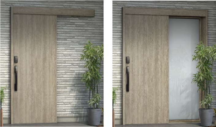 YKK AP、顔認証で自動開閉する玄関自動ドア発売 | 新建ハウジング